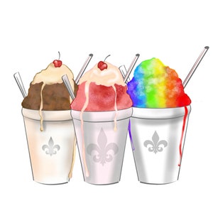 New Orleans Art - NOLA Art Print - Snoball Art Print - Original Art ...