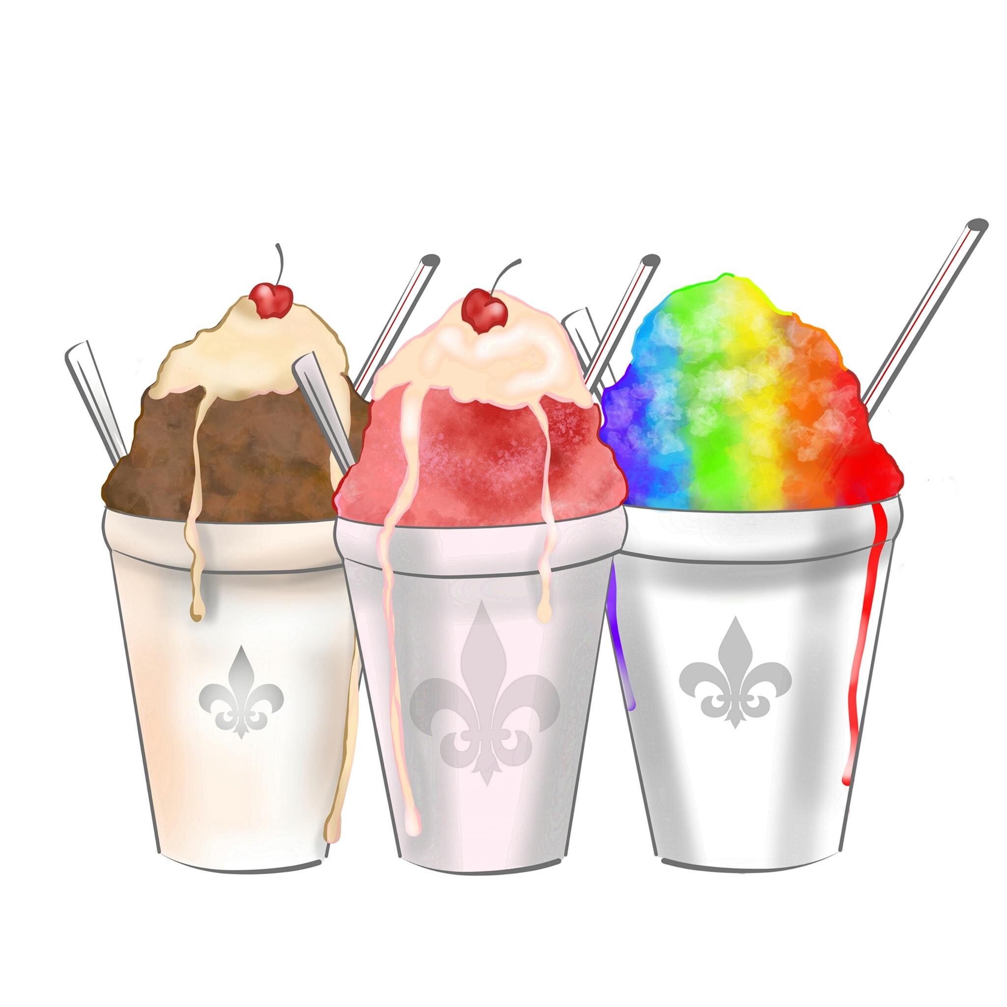 New Orleans Art NOLA Art Print Snoball Art Print | Etsy