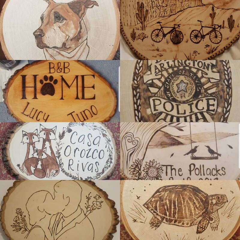 Pyrography Art - Etsy