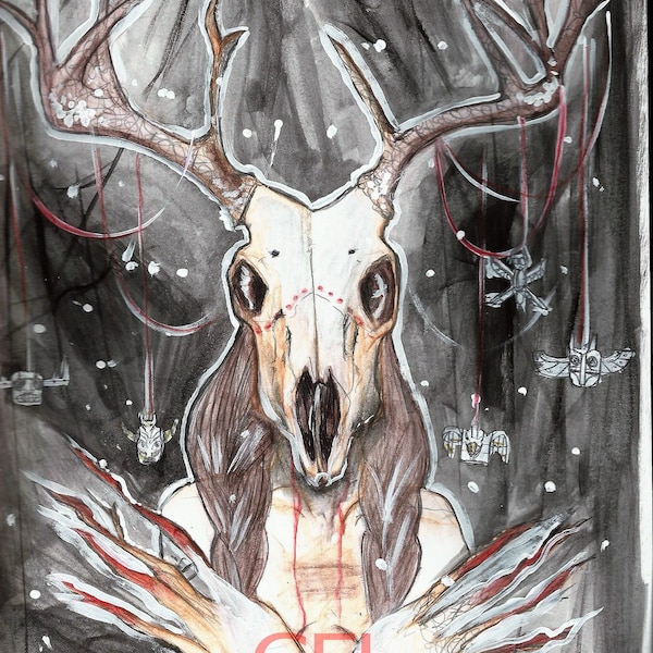Wendigo Mask - Etsy