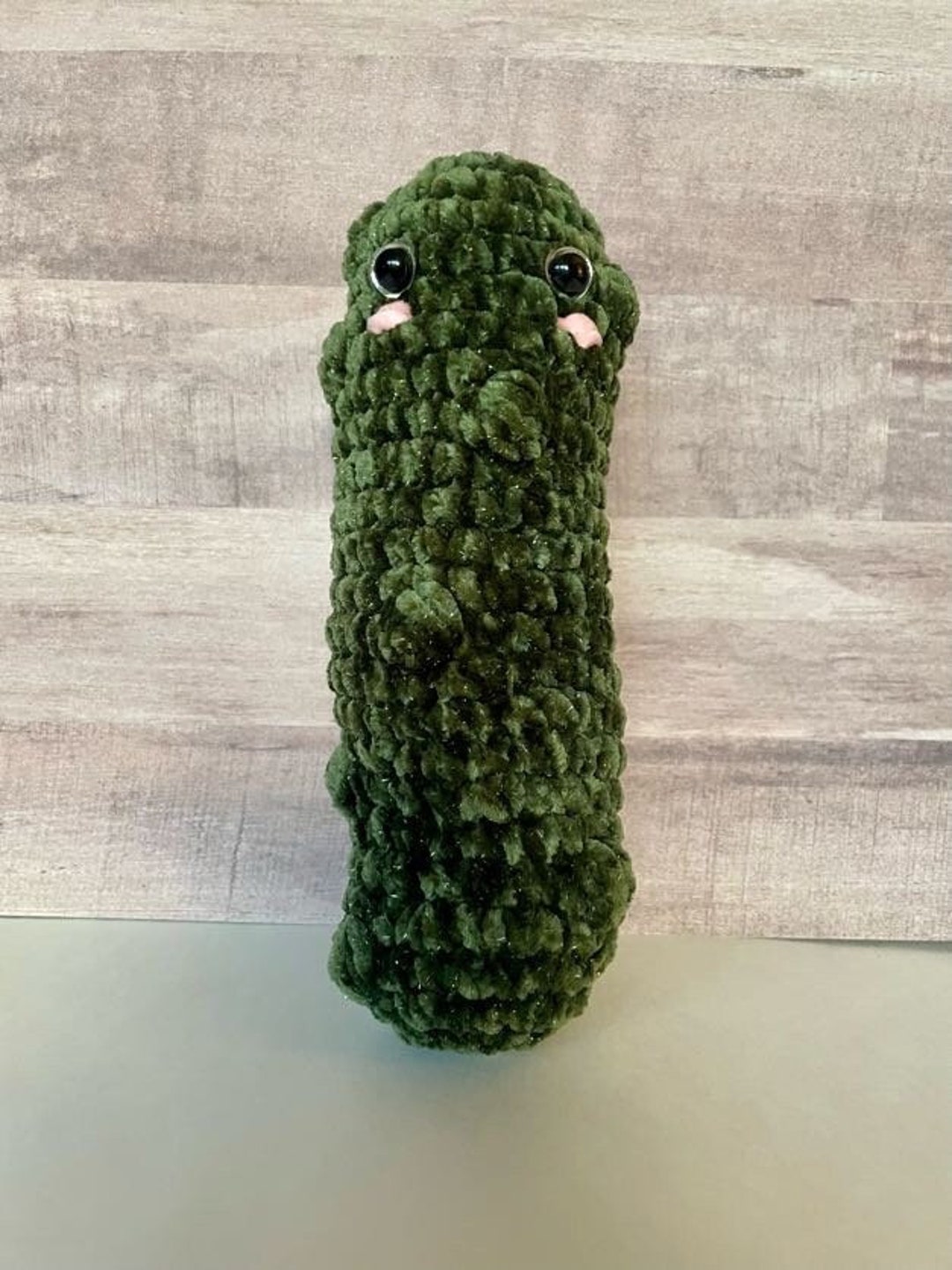 Sparkly Pickle Friend, Emotional Support Pickle, Pickle Plushie - Etsy