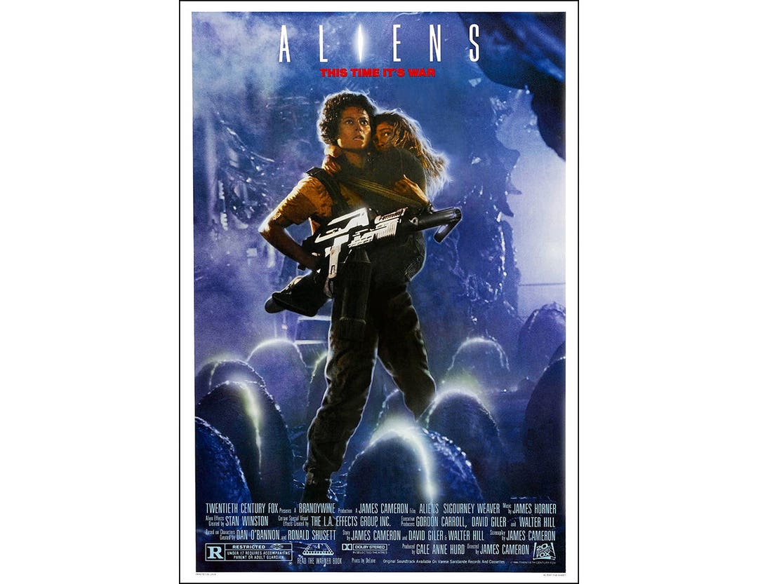 Aliens Movie Posters ALIENS (Alternative Green Edition) — Dom