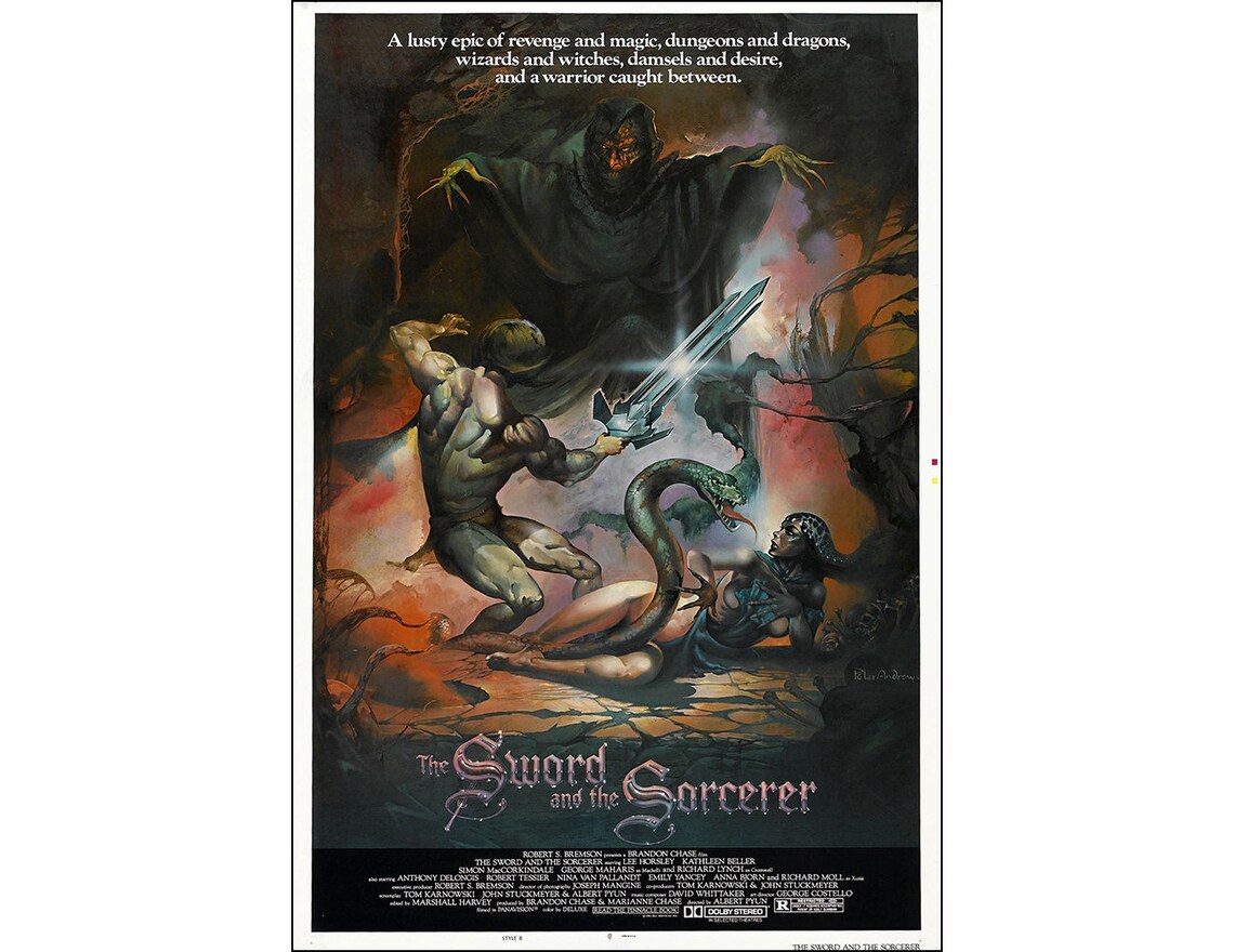 The Sword and the Sorcerer Movie Poster Print 1982 Sci-fi - Etsy