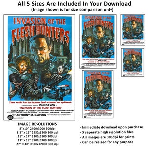 Godzilla Vs. the Bionic Monster Movie Poster Print - 1974 - Sci-fi ...