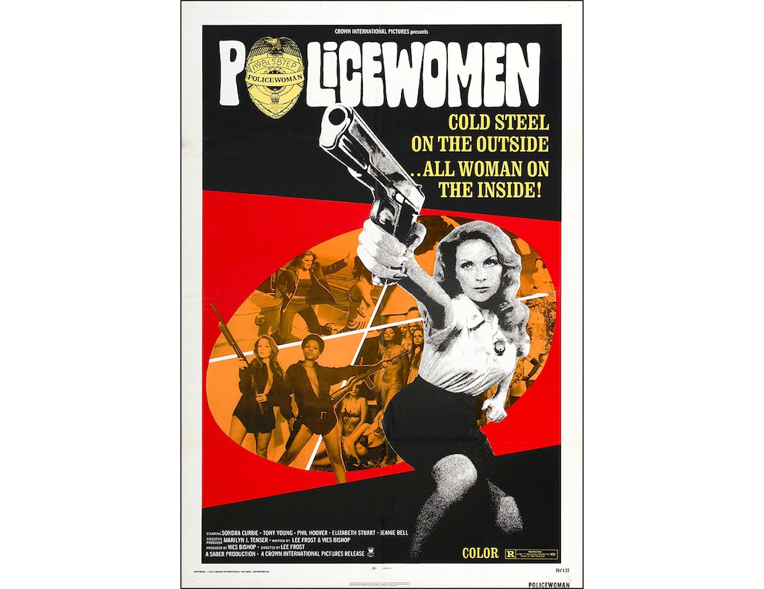 Policewoman Movie Poster - 1974 - Action - One Sheet Artwork - Etsy
