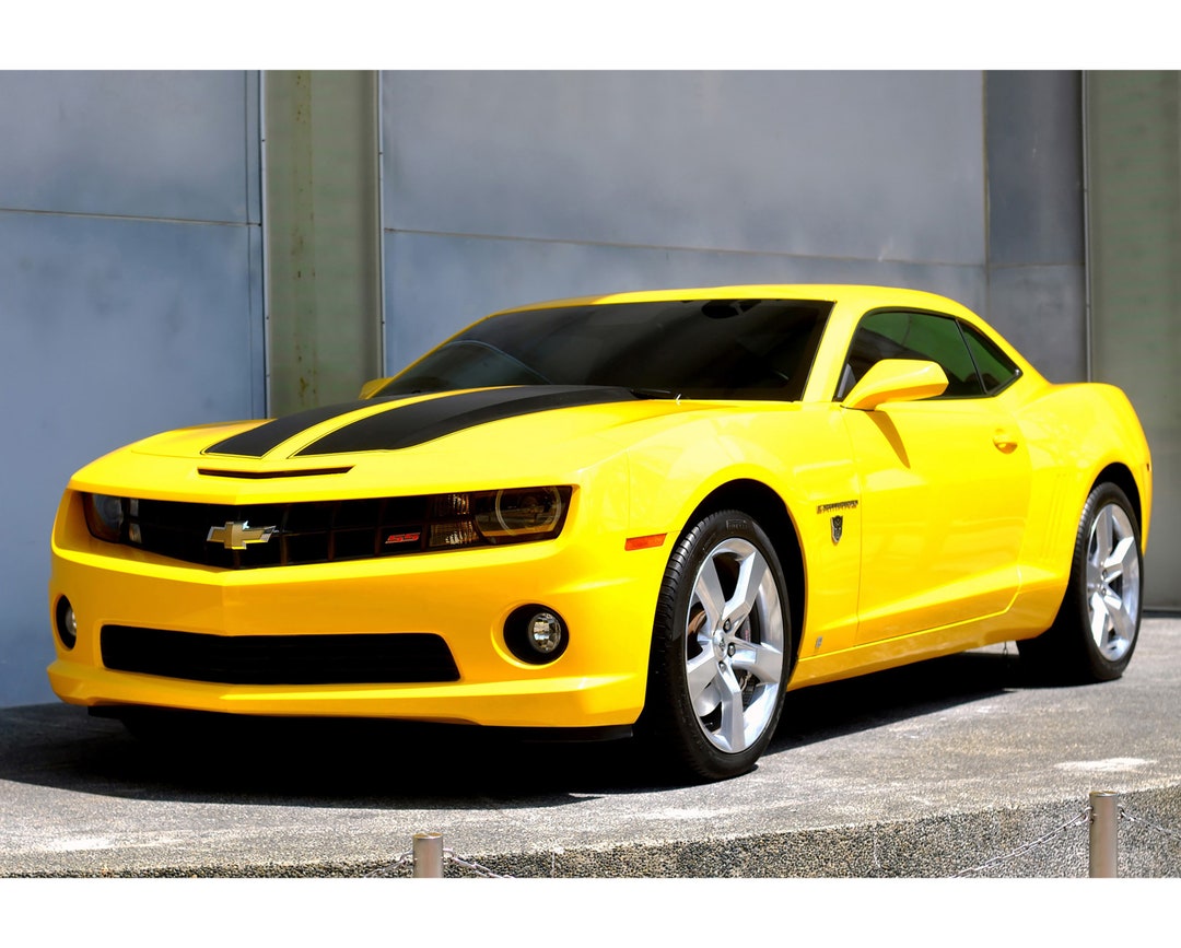 Yellow 2010 Chevy Camaro SS Exotic Sports Car Photo Digital Download - Etsy