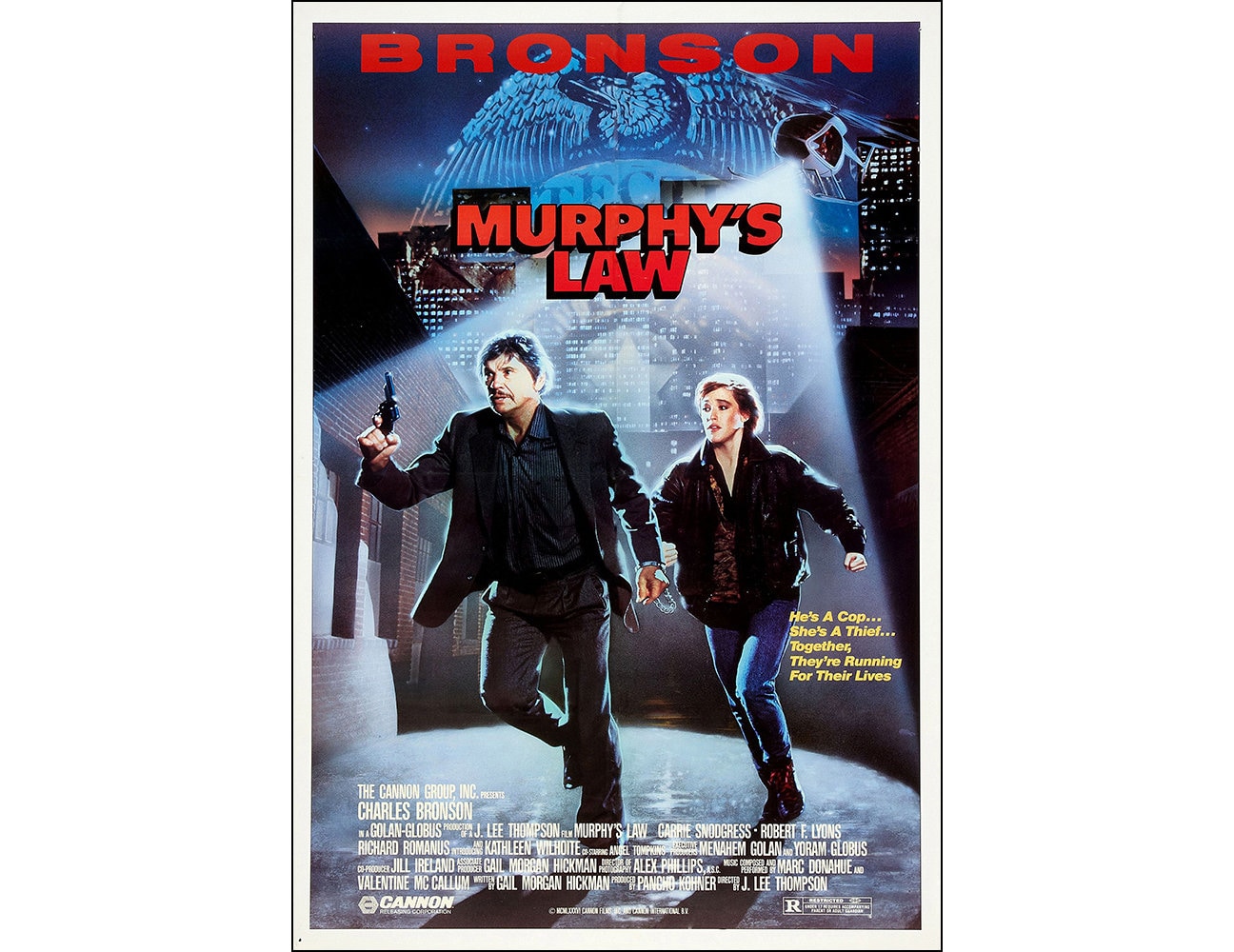 Murphy's Law Movie Poster 1986 Action Adventure - Etsy