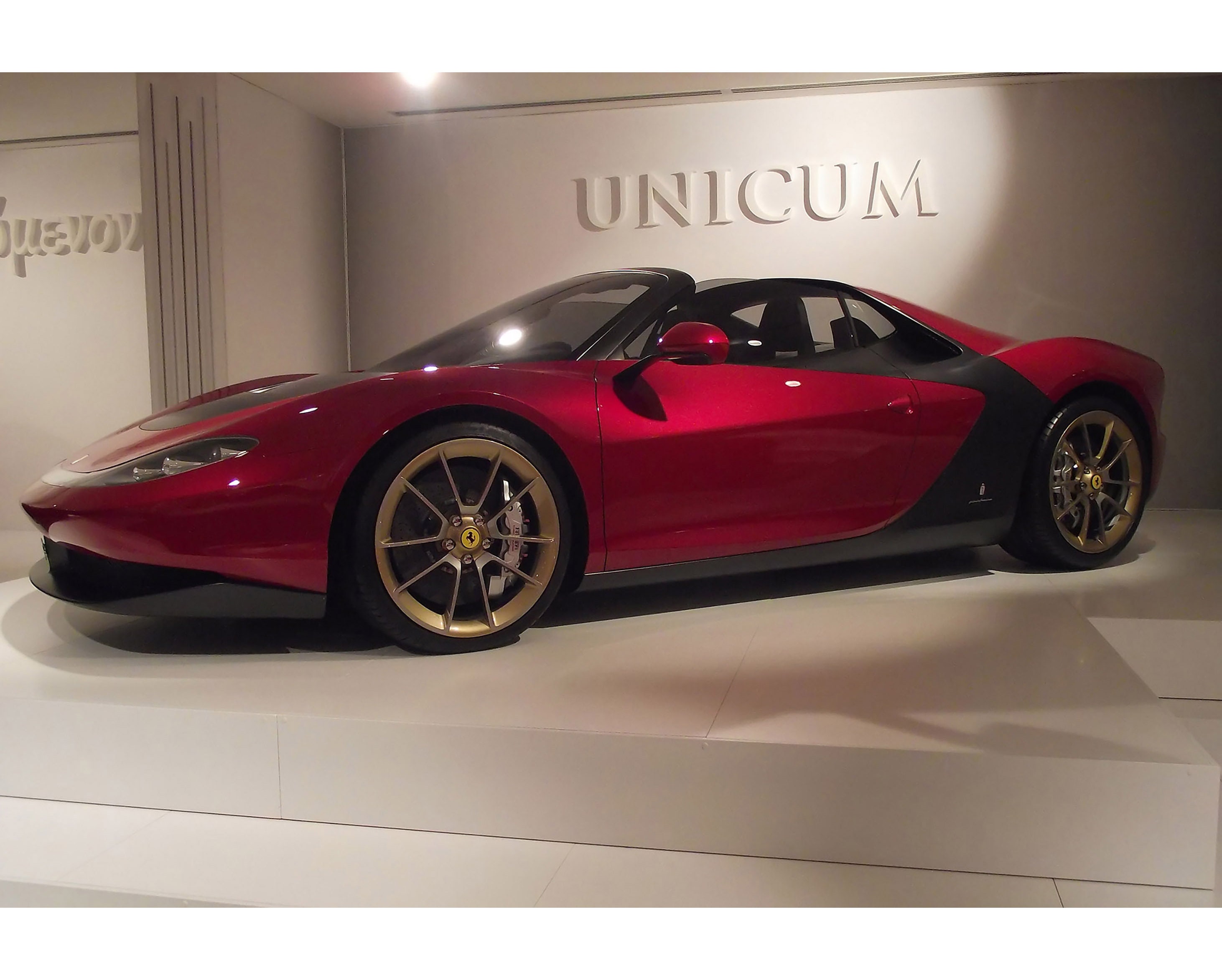 Ferrari Unicum at Ferrari Museum Rare Exotic Sports Car Photo Digital ...