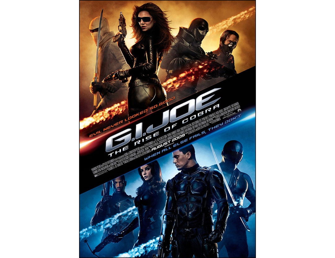 G.I. Joe the Rise of Cobra Movie Poster - 2009 - Action - One Sheet ...