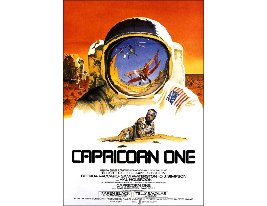 Capricorn One Movie Poster Print 1977 Science Fiction One Sheet Artwork ...