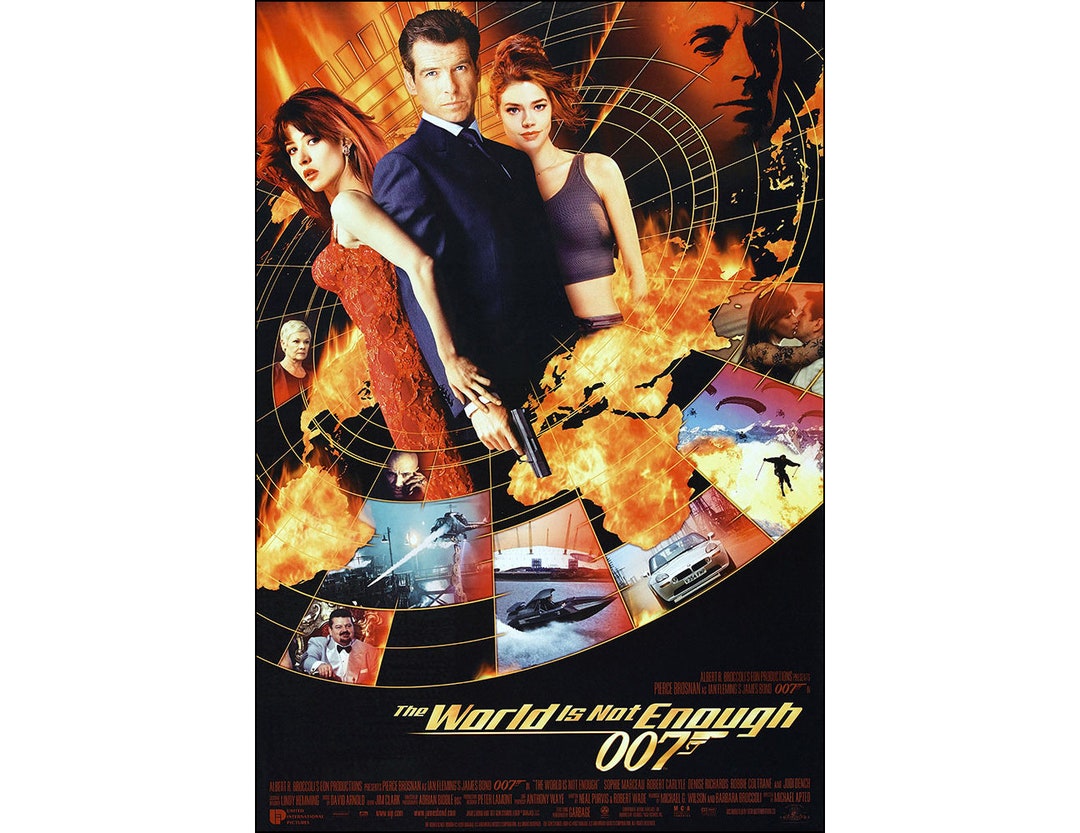 The World is Not Enough Movie Poster - 1999 - Action - One Sheet ...