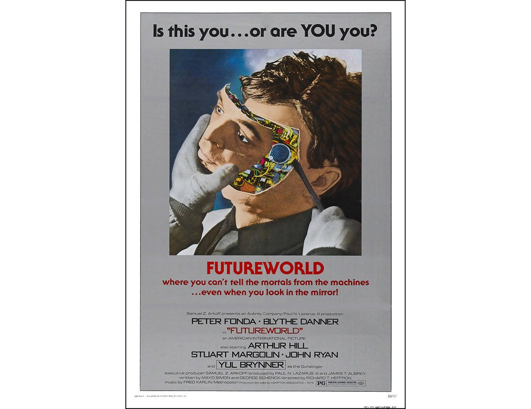 Futureworld Movie Poster Print - 1976 - Science Fiction - One Sheet ...