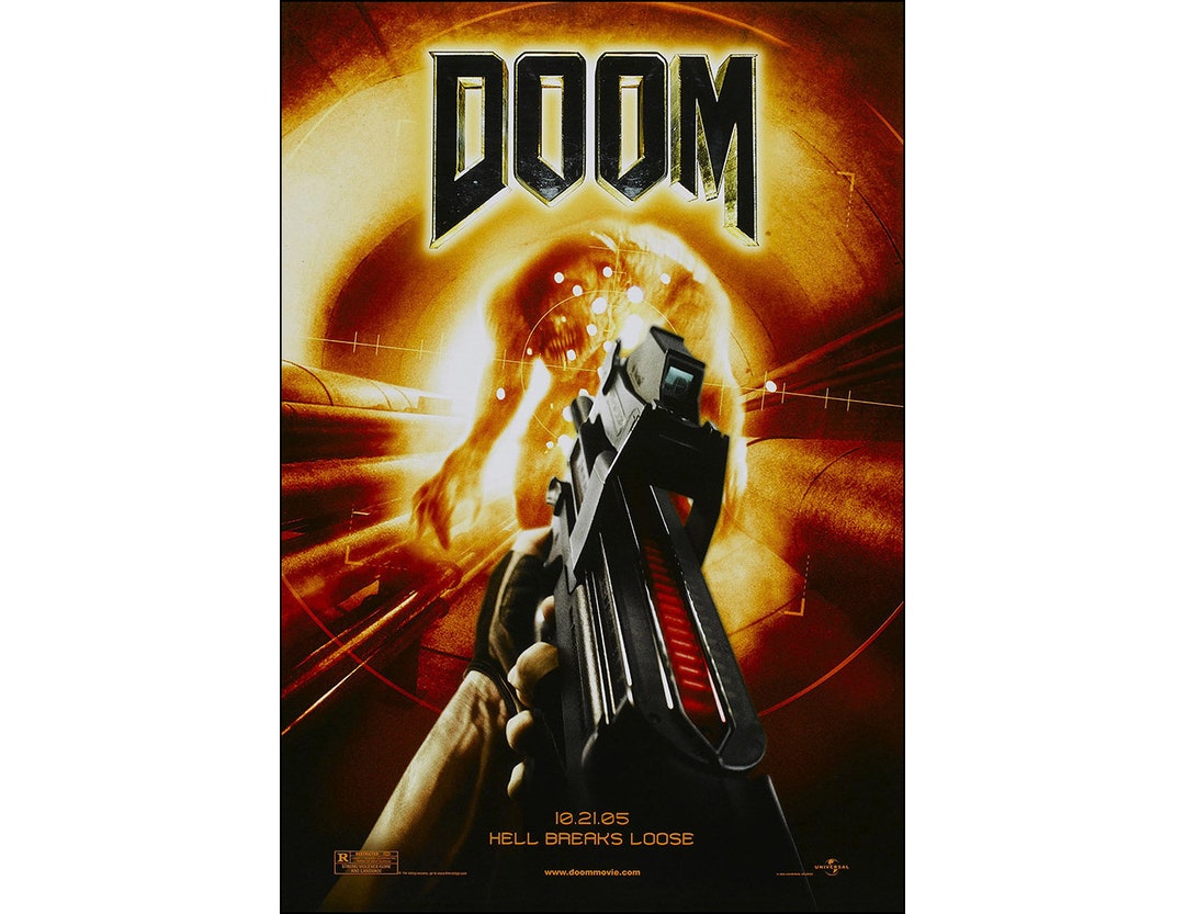 Doom Movie Poster 2005 Dwayne Johnson Action One Sheet Artwork - Etsy