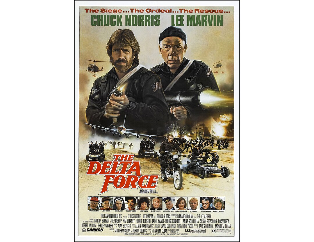 The Delta Force Movie Poster - 1986 - - Action - One Sheet Artwork - Etsy