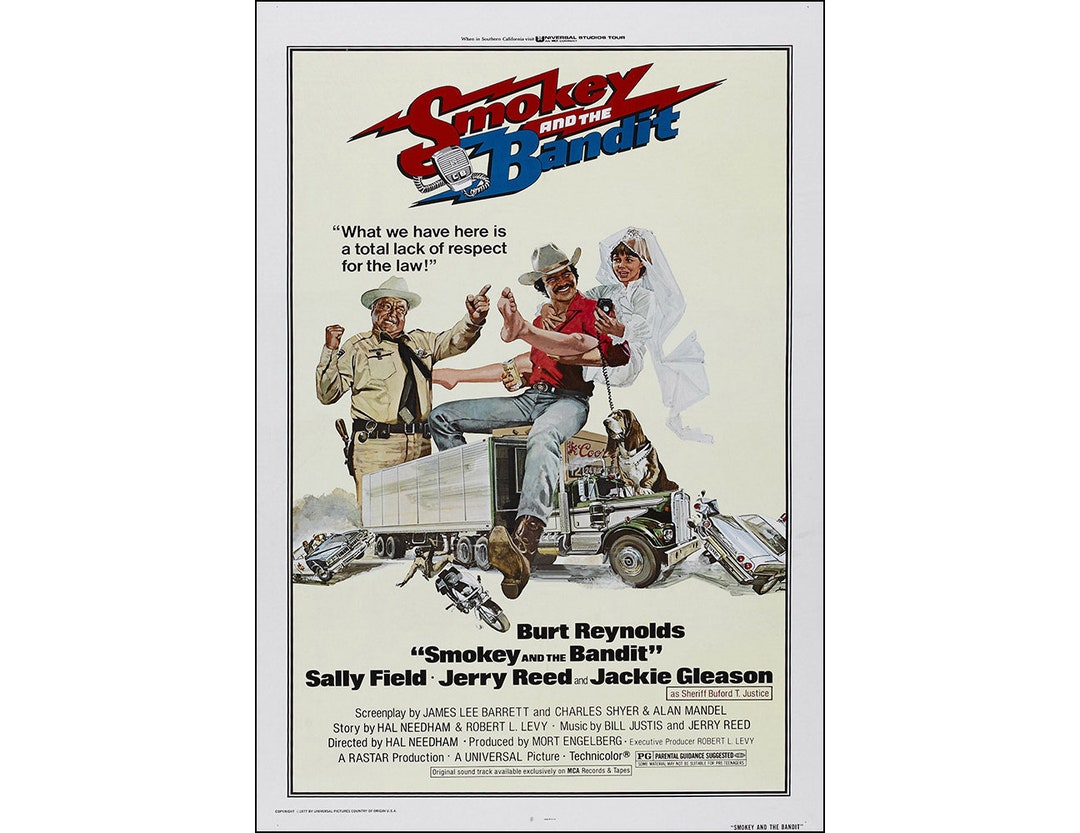 Smokey and the Bandit Movie Poster - 1977 - Action Adv. - - Action ...