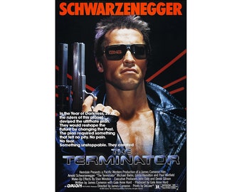 The Terminator 1984 One Sheet Poster Folded - Etsy