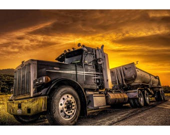 Peterbilt Poster | Etsy