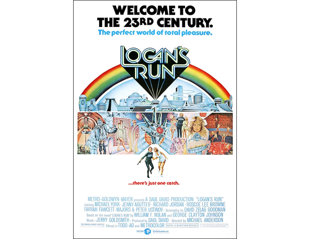 Logan's Run Movie Poster Print - 1976 - Science Fiction - One Sheet ...