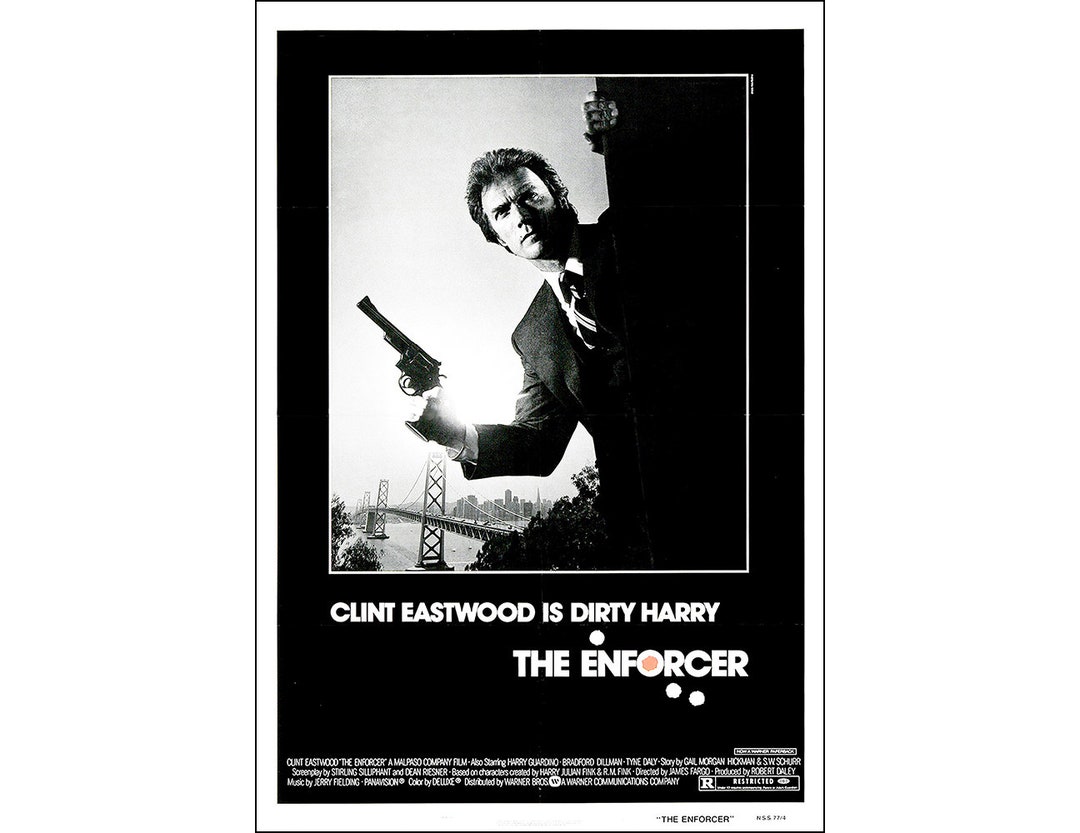 The Enforcer Movie Poster 1976 Action One Sheet Artwork - Etsy