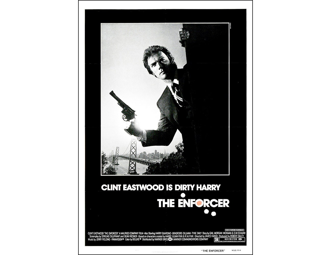 The Enforcer Movie Poster 1976 Action One Sheet Artwork - Etsy