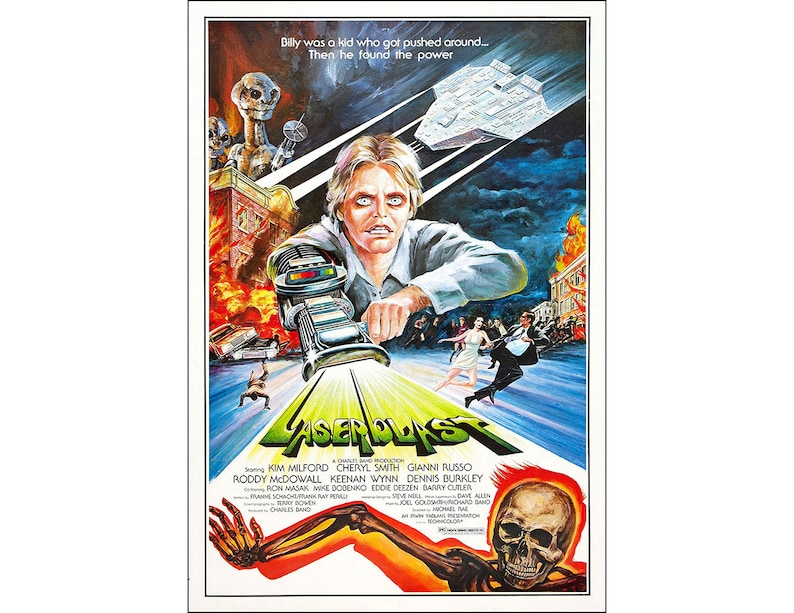 Laserblast Movie Poster Print 1978 Science Fiction One Sheet Artwork ...