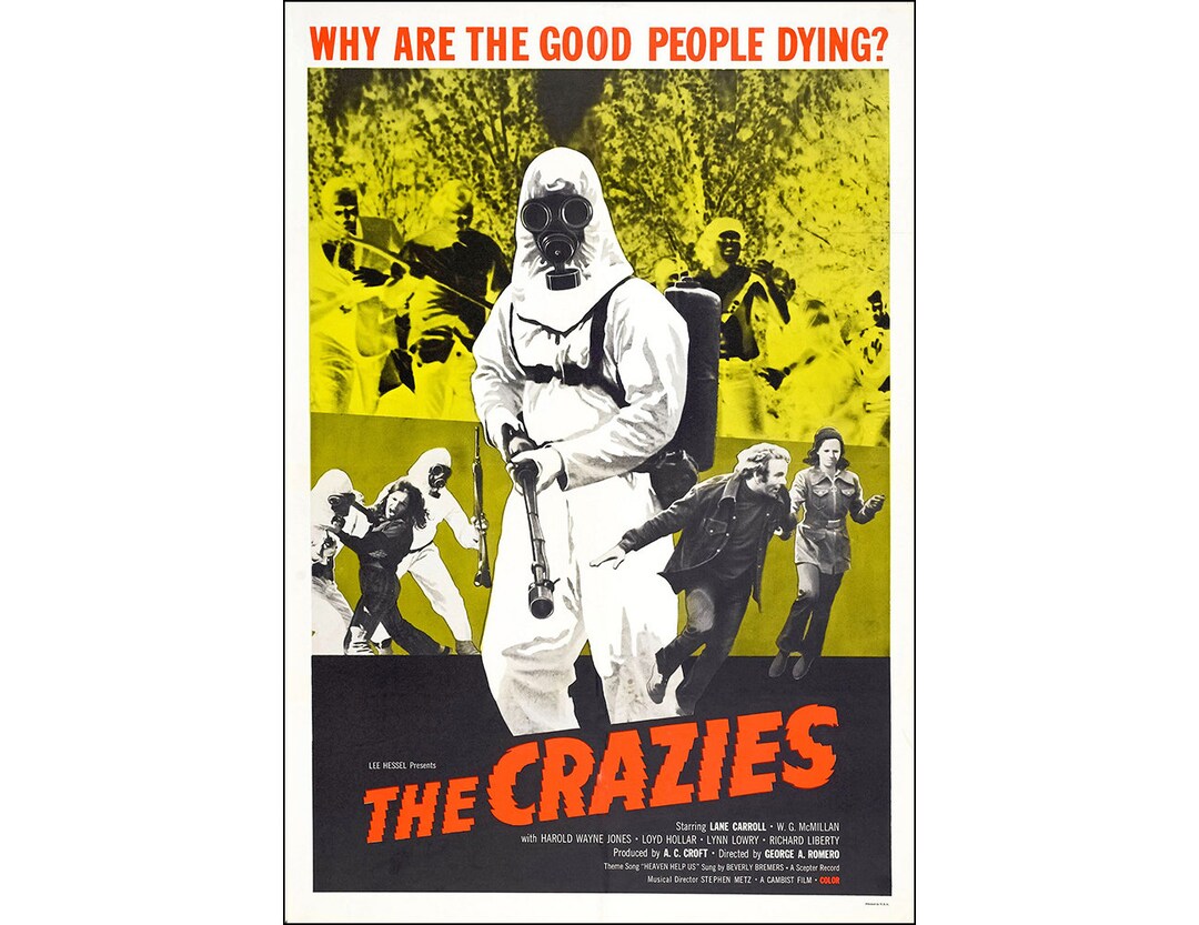 The Crazies Movie Poster 1973 Action One Sheet Artwork - Etsy