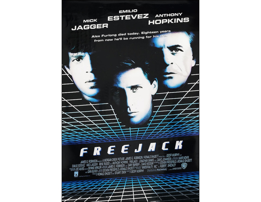 Freejack Movie Poster - 1992 - Action - 1 Sheet Artwork - Digital ...