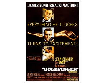 Goldfinger Poster - Etsy