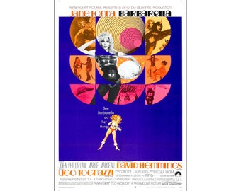 Barbarella 1968 Poster - Etsy