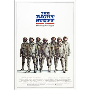 The Right Stuff Movie Poster - 1983 - Action - One Sheet Artwork - Etsy