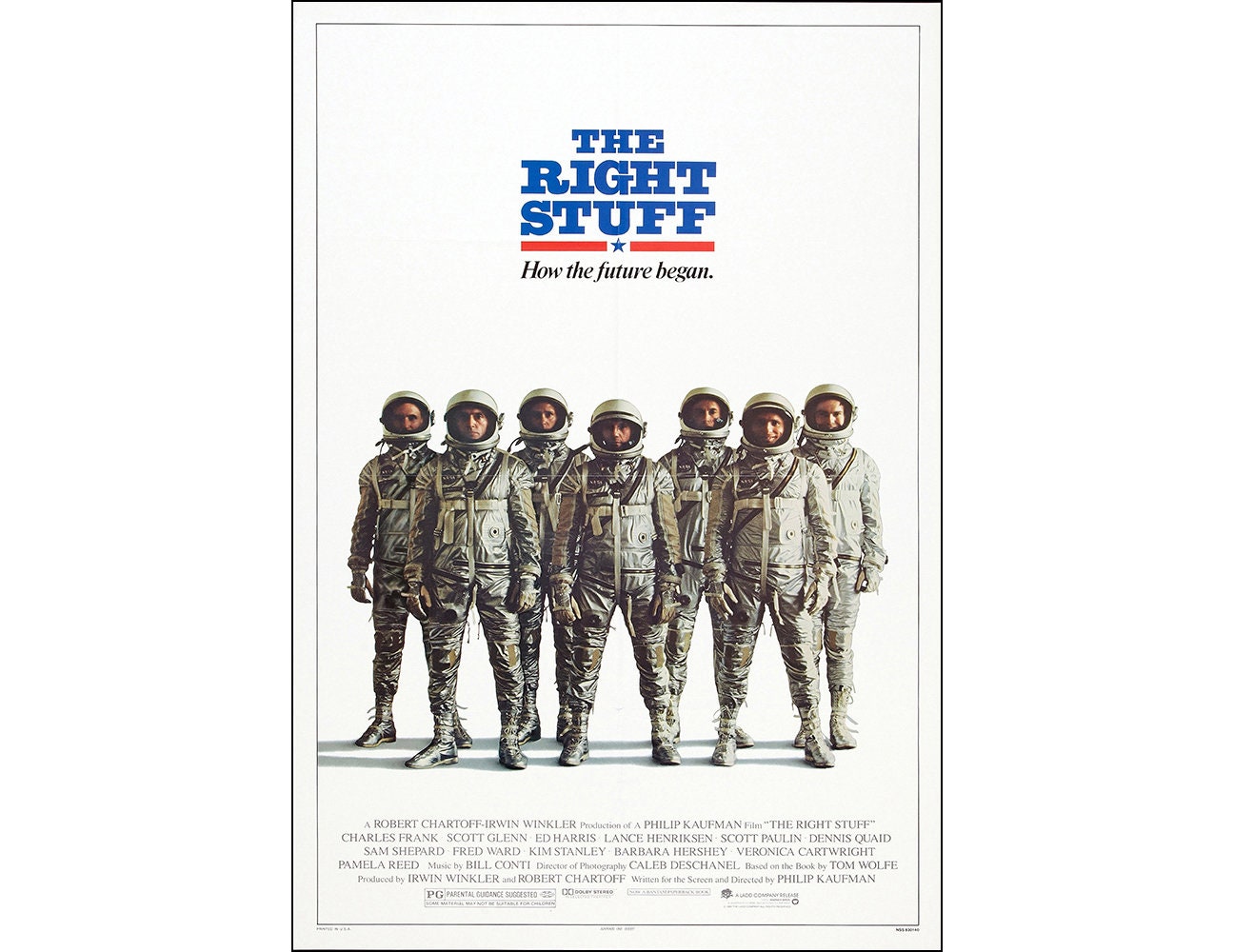 The Right Stuff Movie Poster - 1983 - Action - One Sheet Artwork - Etsy
