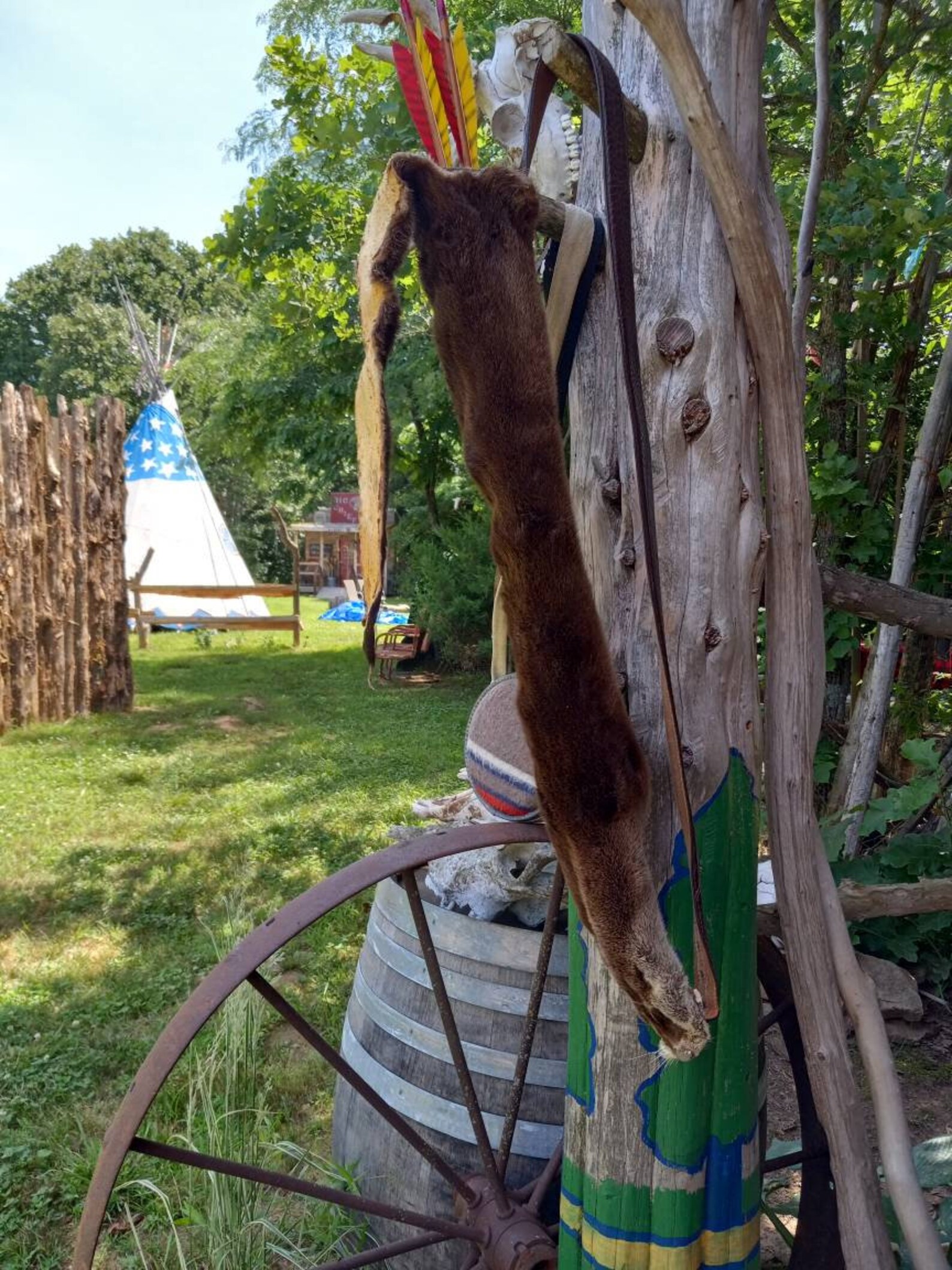 Otter Quiver Archery Arrows Leather Quiver Archery Medieval Archery ...