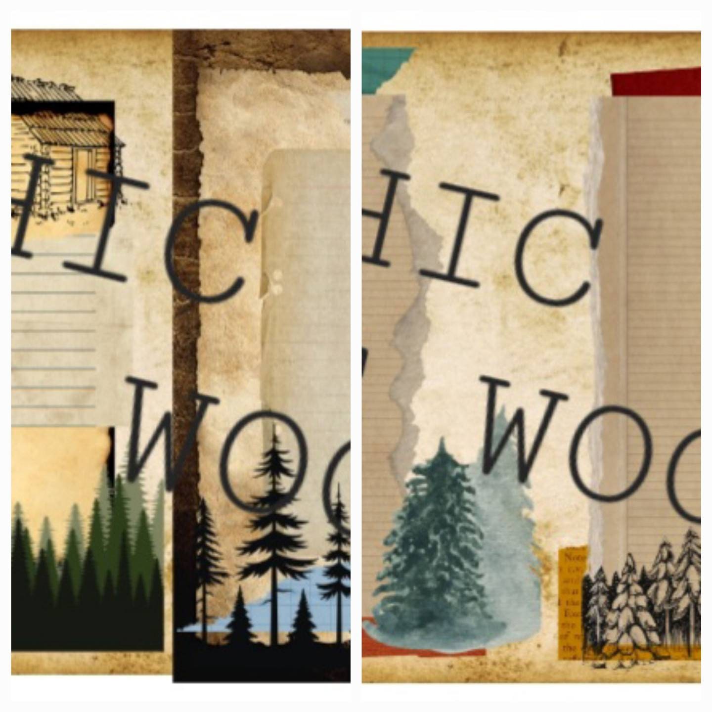 Masculine Paper Digital Printable Mountain Men Masculine Junk Journal ...