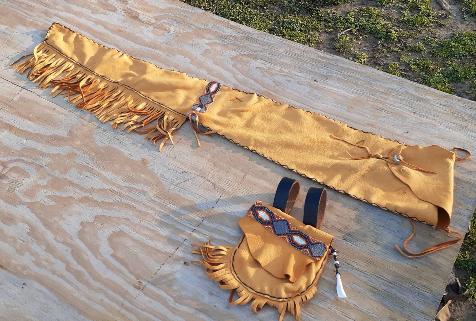 Gun Scabbard Bullet Bag Black Powder Rendezvous Long Hunters Bullet Bag ...