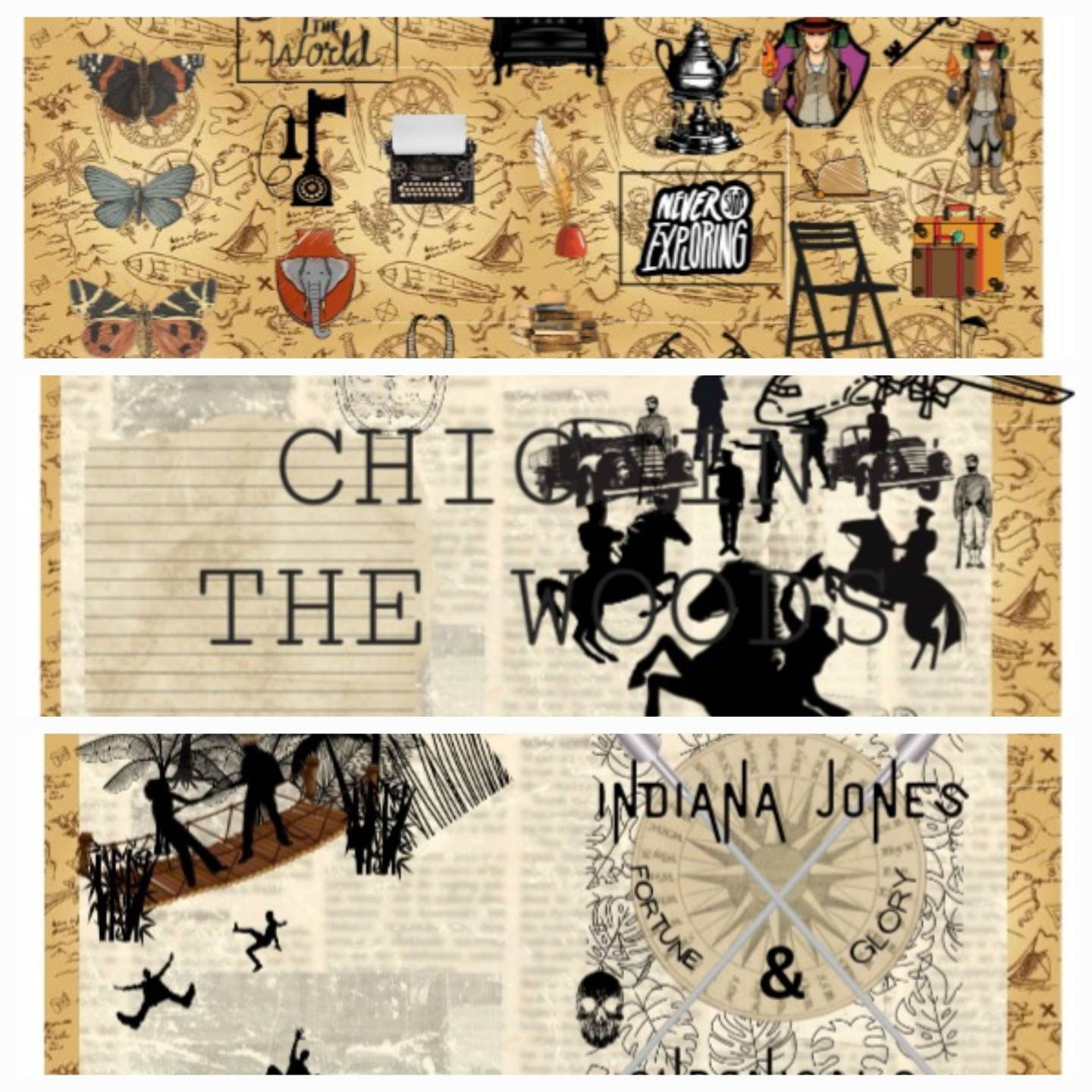 Indiana Jones Grail Party Notebook Indiana Jones Exploration and ...