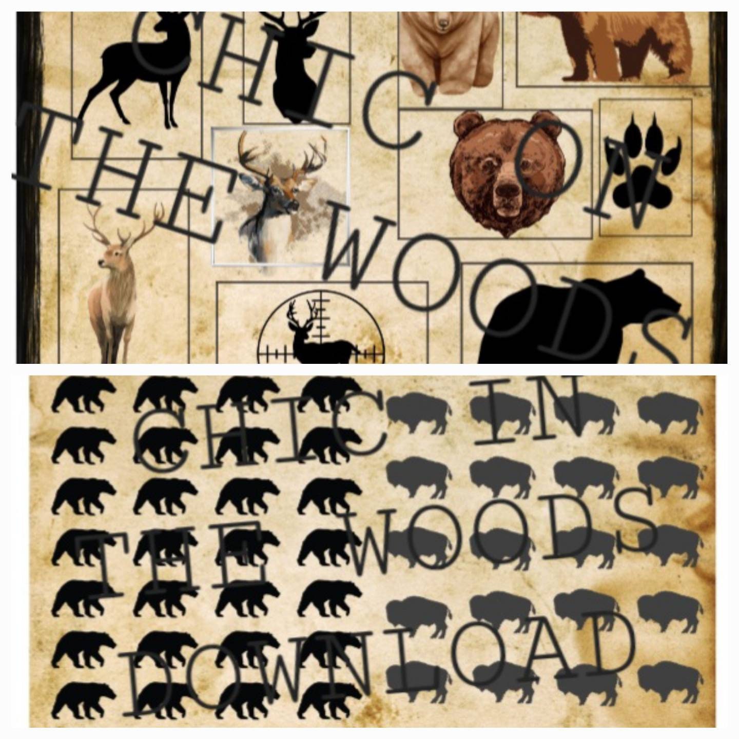 Masculine Paper Digital Printable Mountain Men Masculine Junk Journal ...