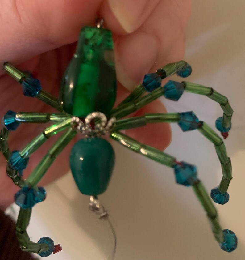 Bead Spider Sun Catcher Wall/window Hanging - Etsy