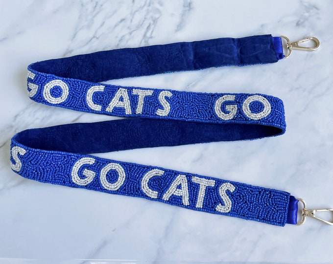 Go Cats Beaded Strap, University of Kentucky College Purse Straps ...