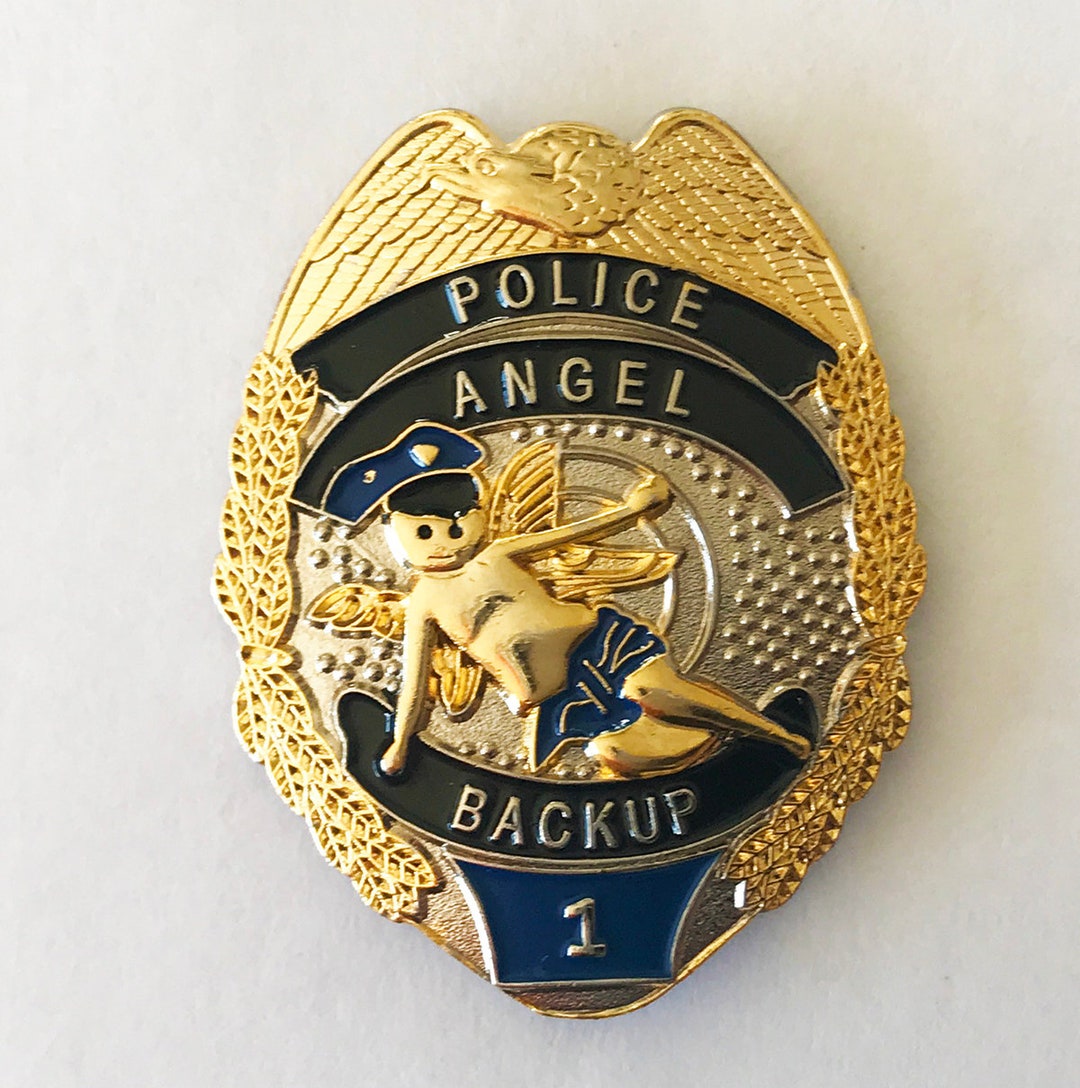 Law Enforcement Backup Angel Shield W/bayonet Back - Etsy