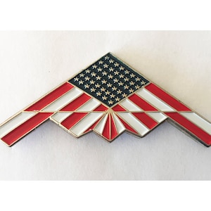B-2 Bomber Flag Pins With Bayonet Backs - Etsy