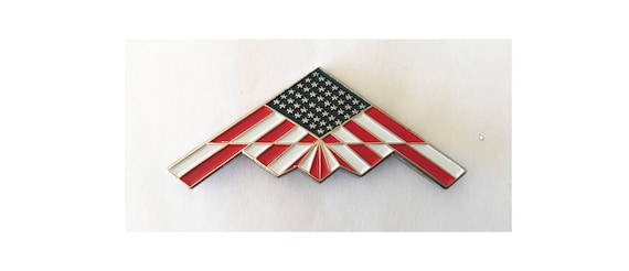 B-2 Bomber Flag Pins With Bayonet Backs - Etsy