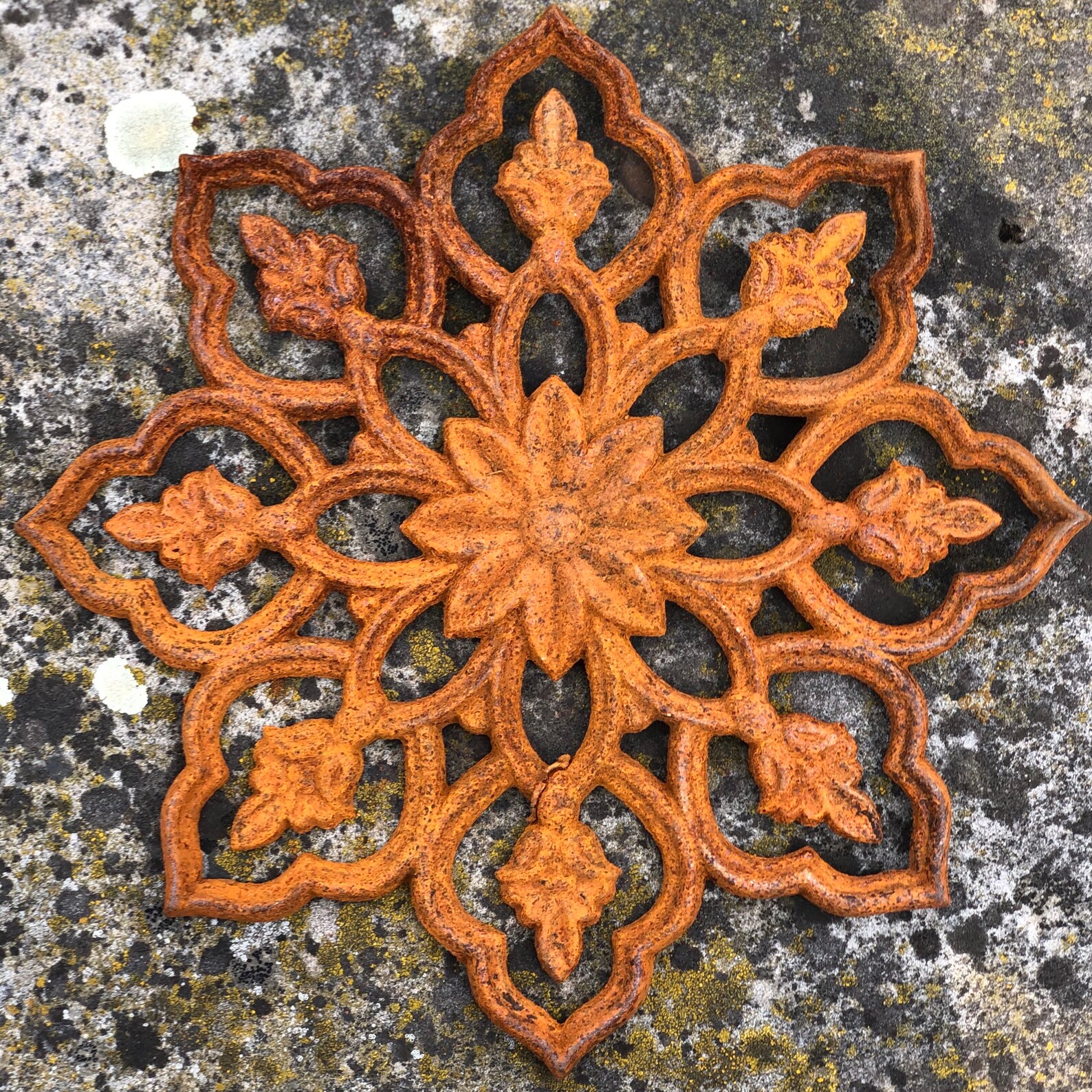 Rusty Metal Wall Decor Rusty Metal Wall Hanging Cast Iron - Etsy