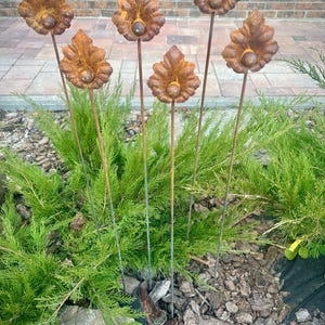 Rustic Garden Delight: Handcrafted Metal Flowers for Outdoor Decor ...