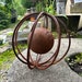 12ʼʼ Rusty Metal Sphere Outdoor Garden Decor Give a Touch of - Etsy