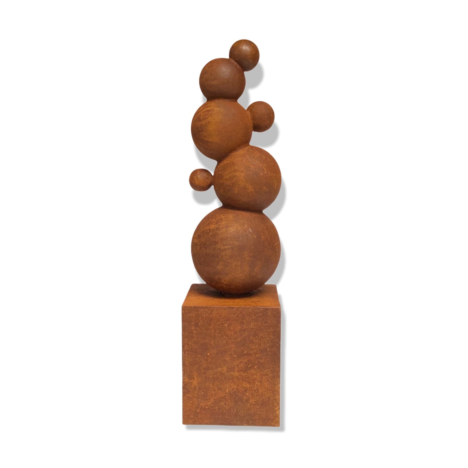 Minimalistic Rusty Sculpture Modern Metal Home Decor Rustic - Etsy