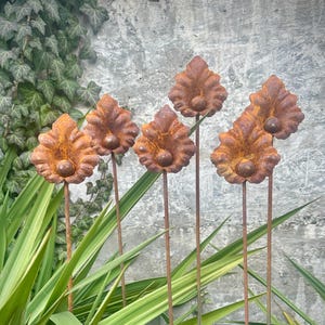 Rustic Garden Delight: Handcrafted Metal Flowers for Outdoor Decor ...