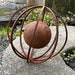 Set of 3 Rusty Metal Spheres Outdoor Garden Decor Give a - Etsy
