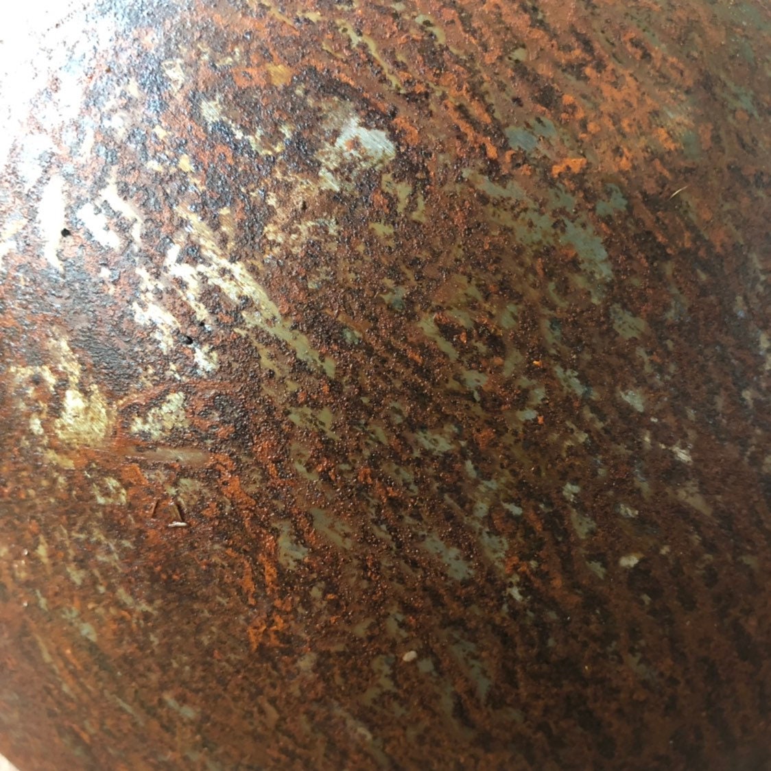 Rusty Garden Sphere, Garden Art Decor, 6" Metal Sphere, Outdoor Decor ...