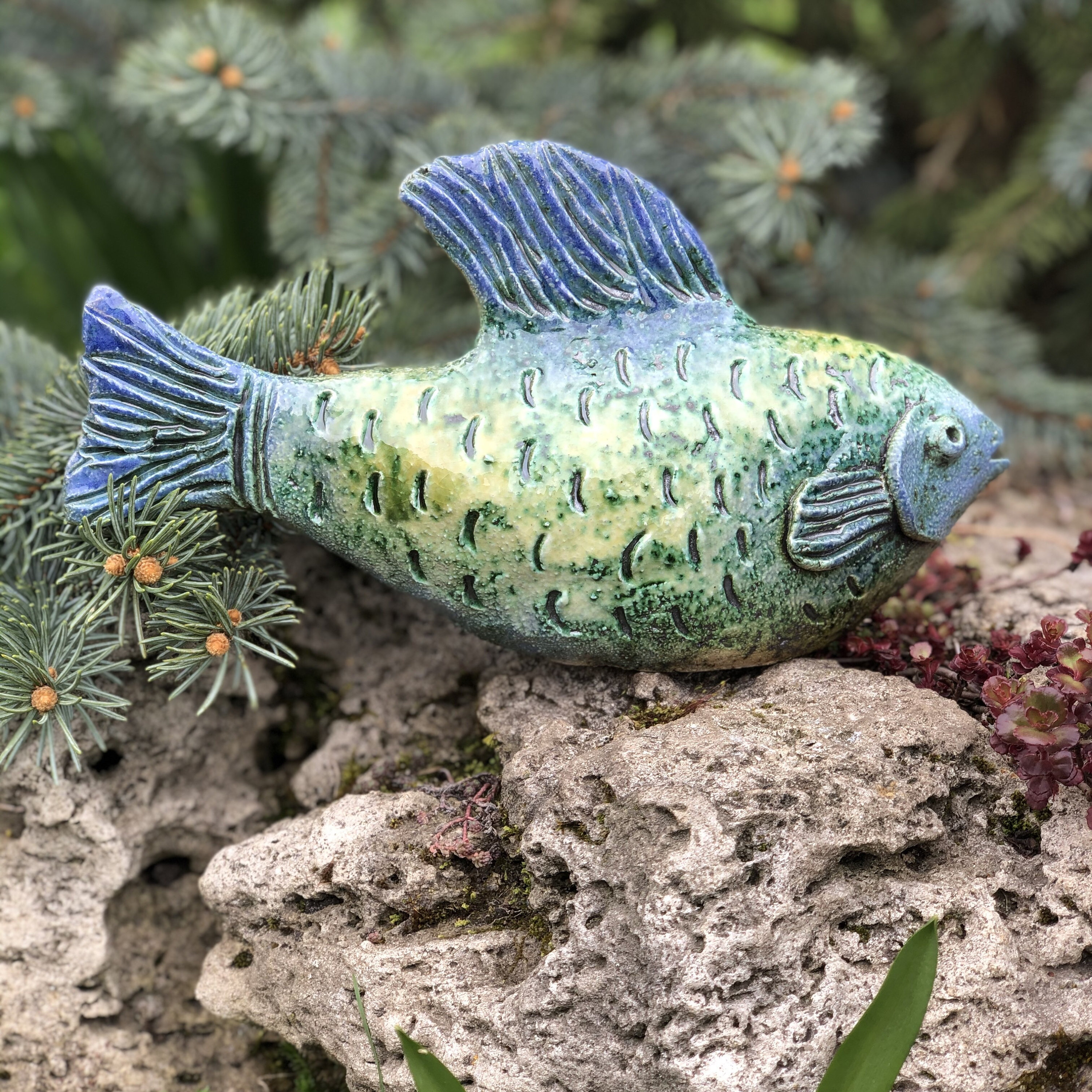 Garden decor Garden sculpture Garden art Garden stakes | Etsy