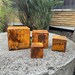 Handmade Rusty Metal Cubes Set Minimalist Meditative Sculpture - Etsy